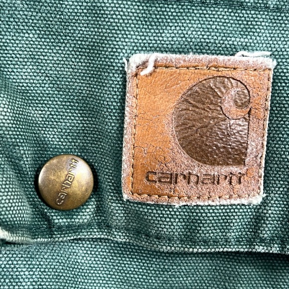 Carhartt | Jackets & Coats | Vintage 998 Carhartt Olive Green Chore ...
